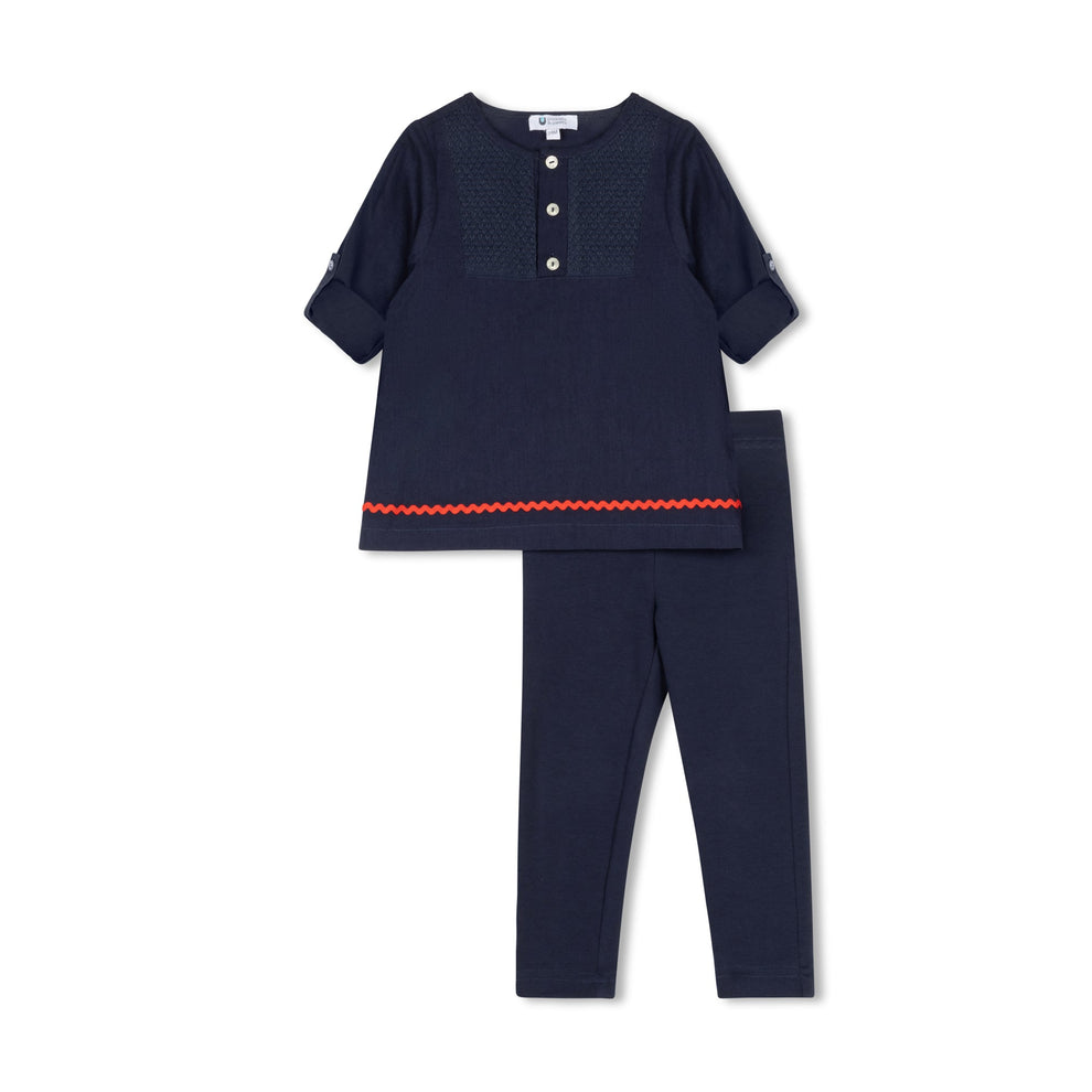2 Pc Boys Smocked Shabbos Robe – Pockets & Pleats